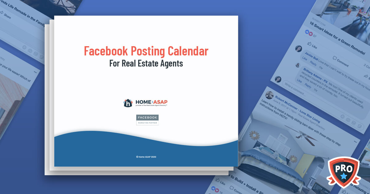 Real Estate Facebook Posts Calendar (Updated Feb. 2021) - Home ASAP